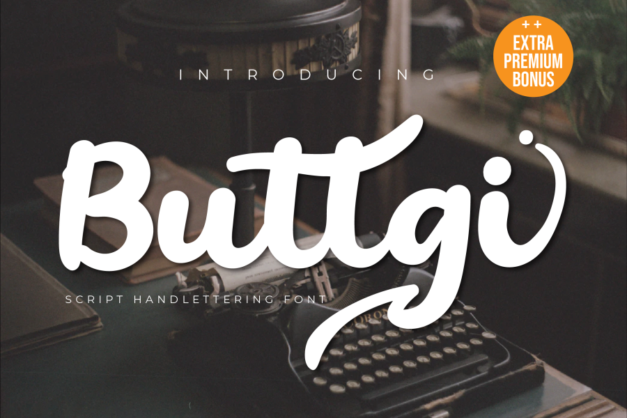 Buttgi Font · 1001 Fonts