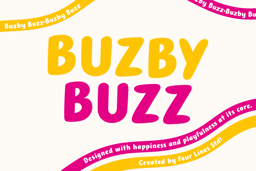 Buzby Buzz Font Family · 1001 Fonts