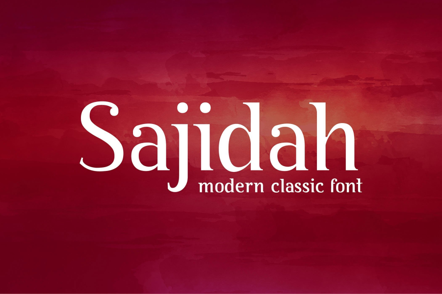 BY Sajidah Font · 1001 Fonts