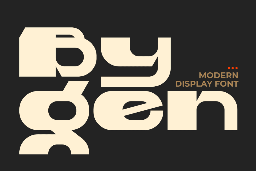 Bygen Font · 1001 Fonts