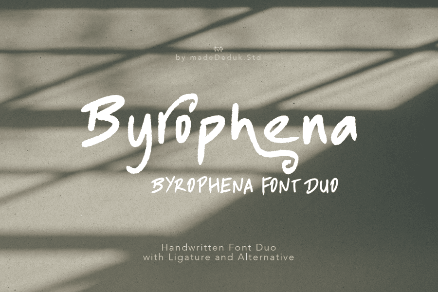 Byrophena DEMO Font · 1001 Fonts