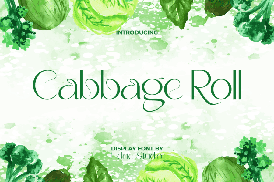 Cabbage Roll Demo Font · 1001 Fonts