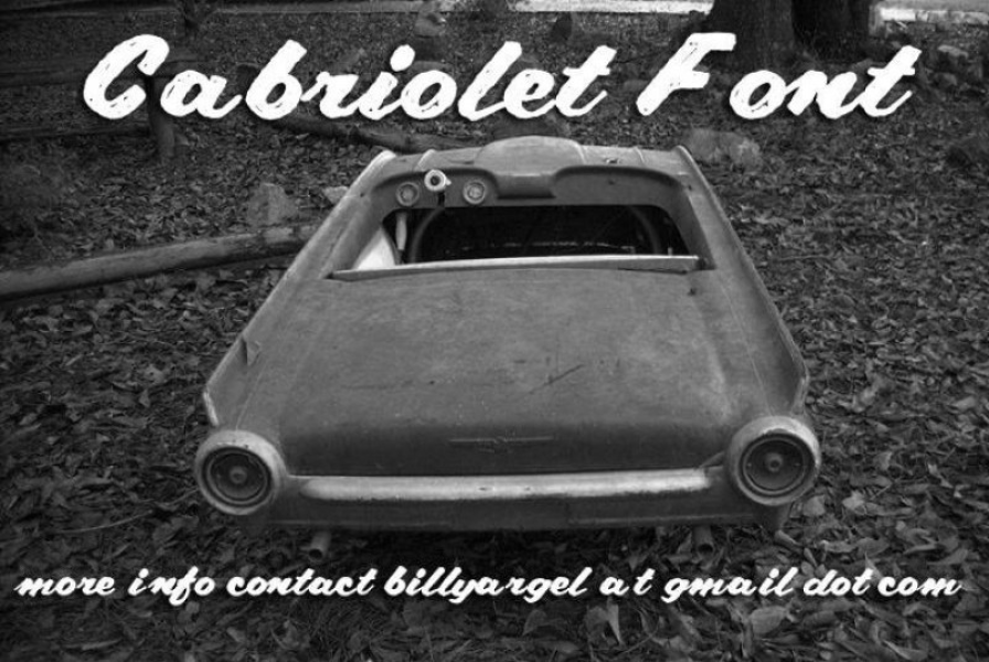 CABRIOLET Font · 1001 Fonts