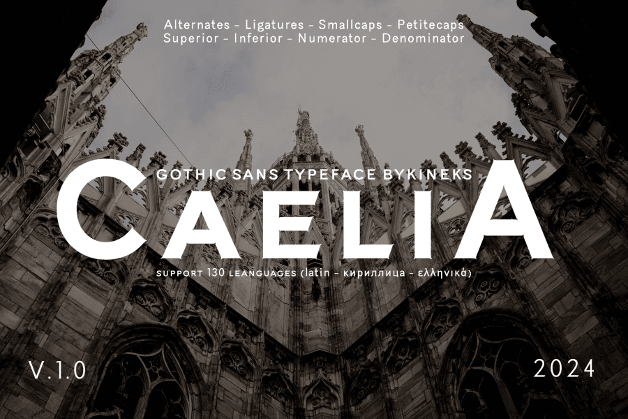 Caelia Demo Font Family · 1001 Fonts