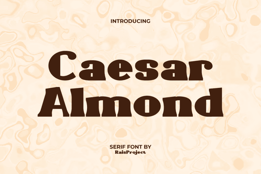 Caesar Almond Demo Font · 1001 Fonts