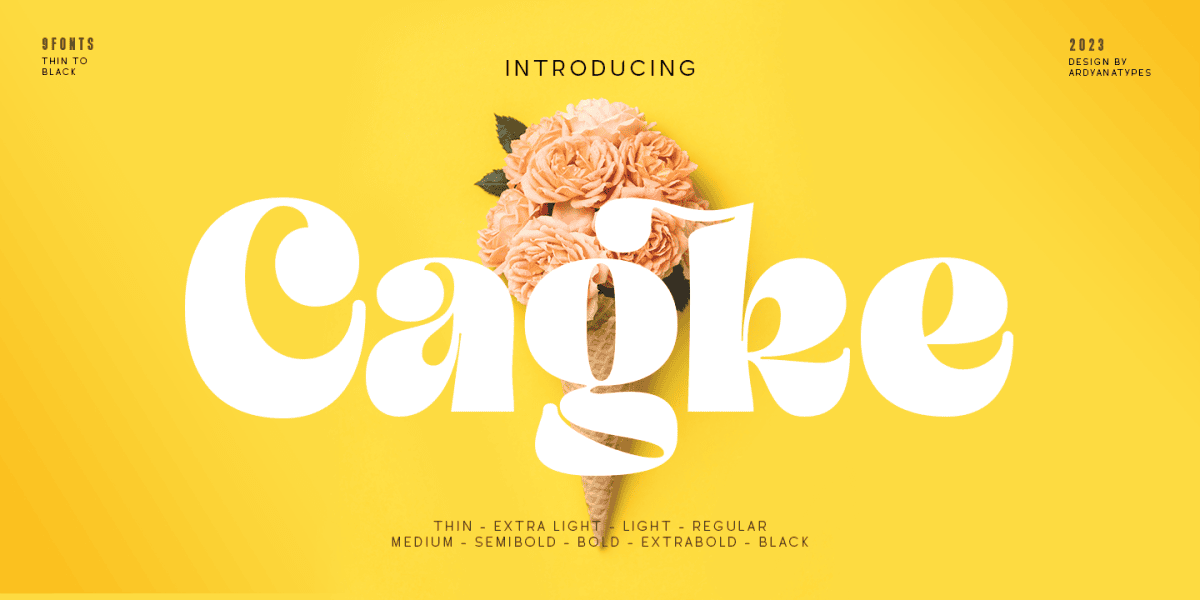 Cagke Font · 1001 Fonts