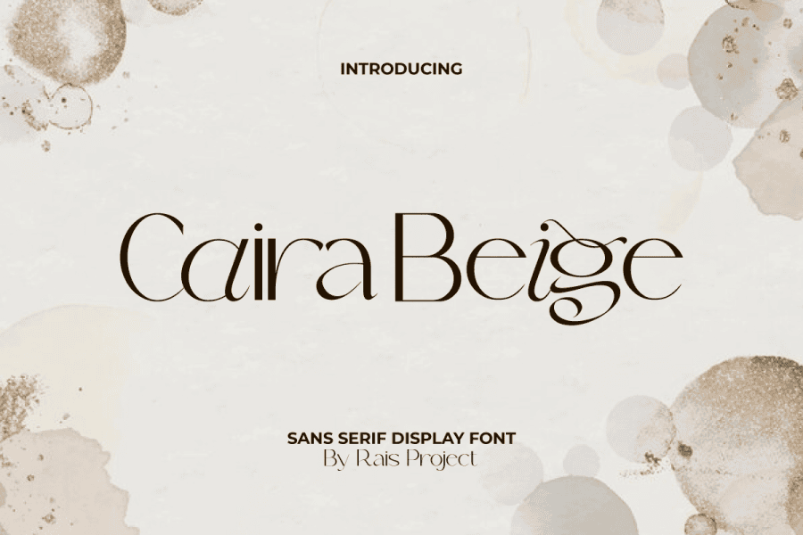 Caira Beige Demo Font · 1001 Fonts