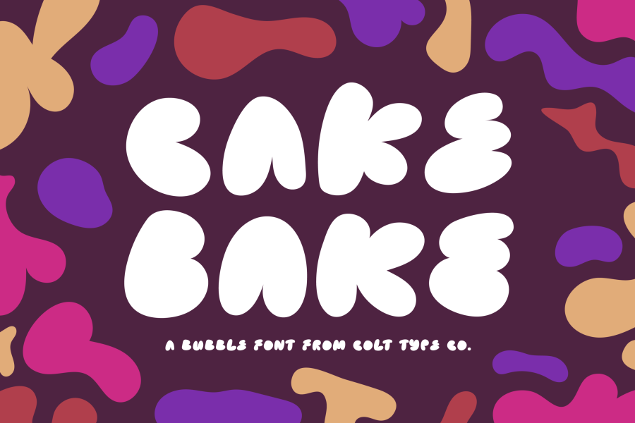 Cake Bake Font Family · 1001 Fonts