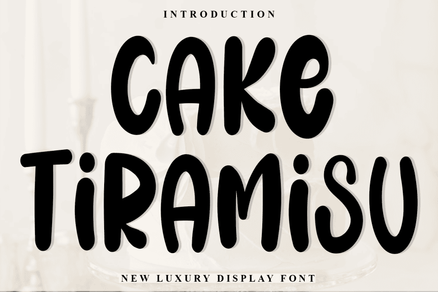 Cake Tiramisu Font · 1001 Fonts