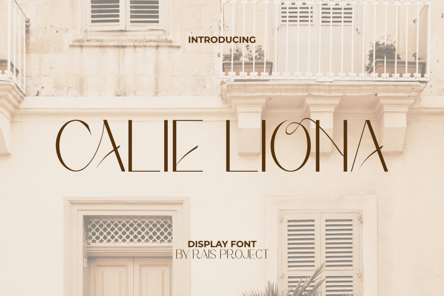 Calie Liona Demo Font · 1001 Fonts