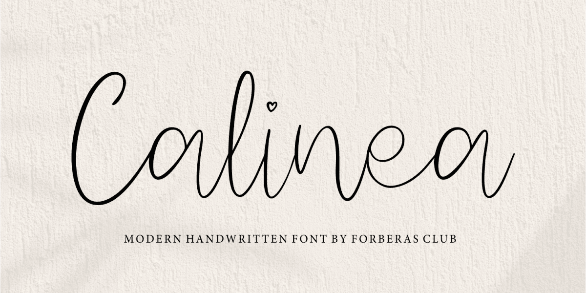 Calinea Font · 1001 Fonts