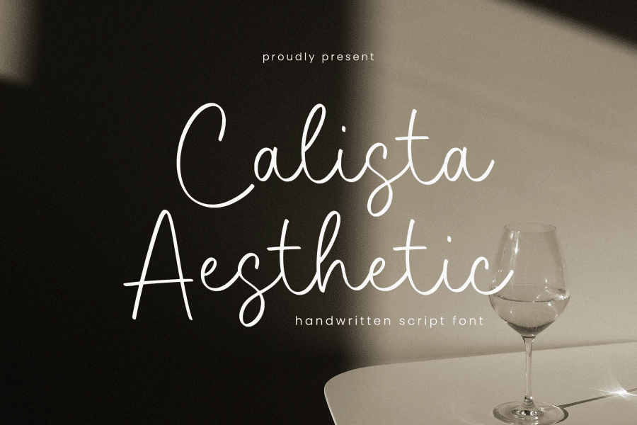 Calista Aesthetic Font · 1001 Fonts