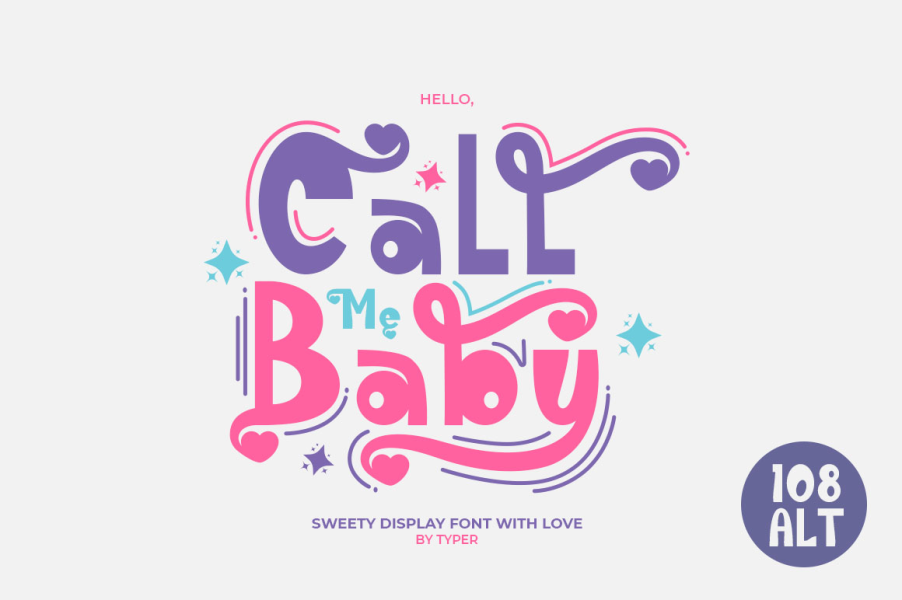 Call Me Baby Font · 1001 Fonts
