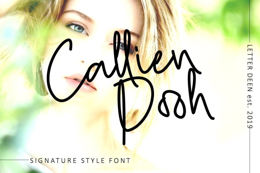 Callien Pooh Font · 1001 Fonts