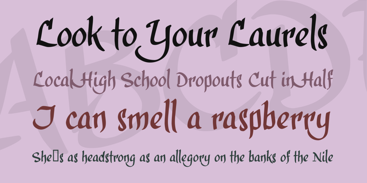 calligra Phillip TRIAL Font · 1001 Fonts