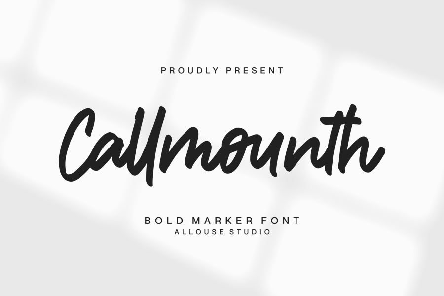 Callmounth Font · 1001 Fonts