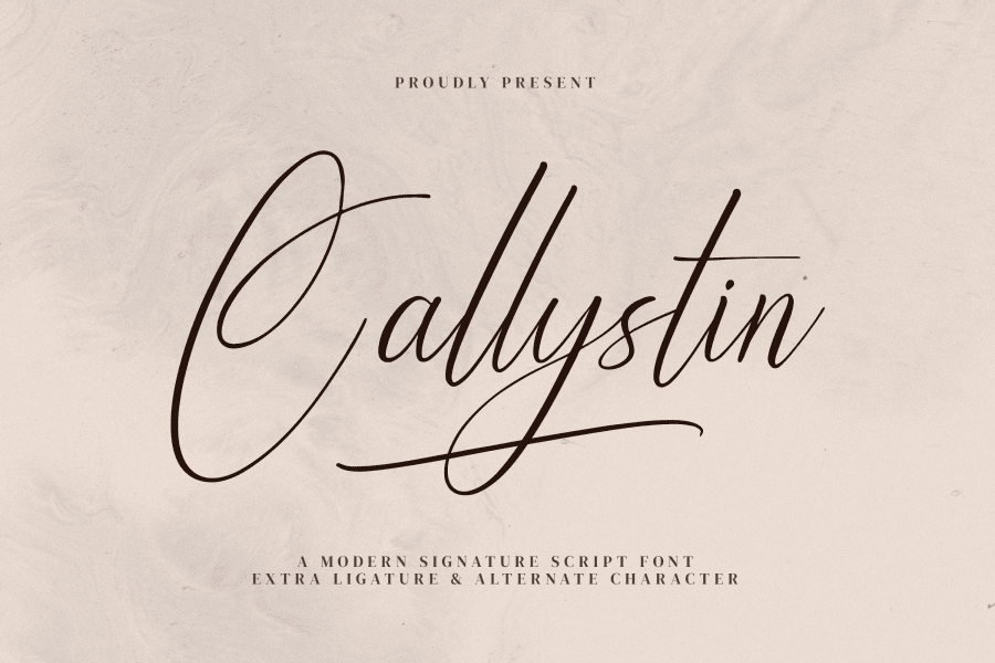 Callystin Font · 1001 Fonts