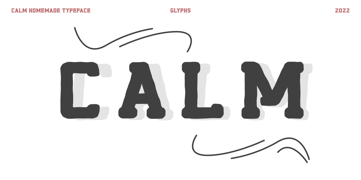 Calm Demo Font Family · 1001 Fonts