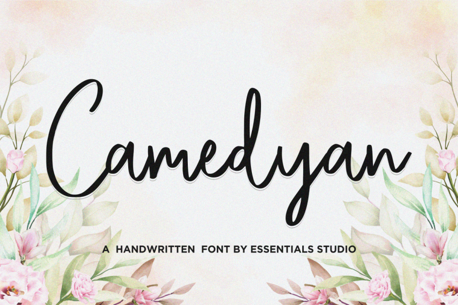 Camedyan Font · 1001 Fonts