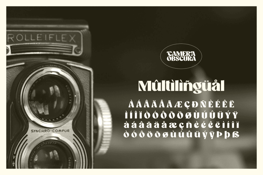 Camera Obscura Font · 1001 Fonts