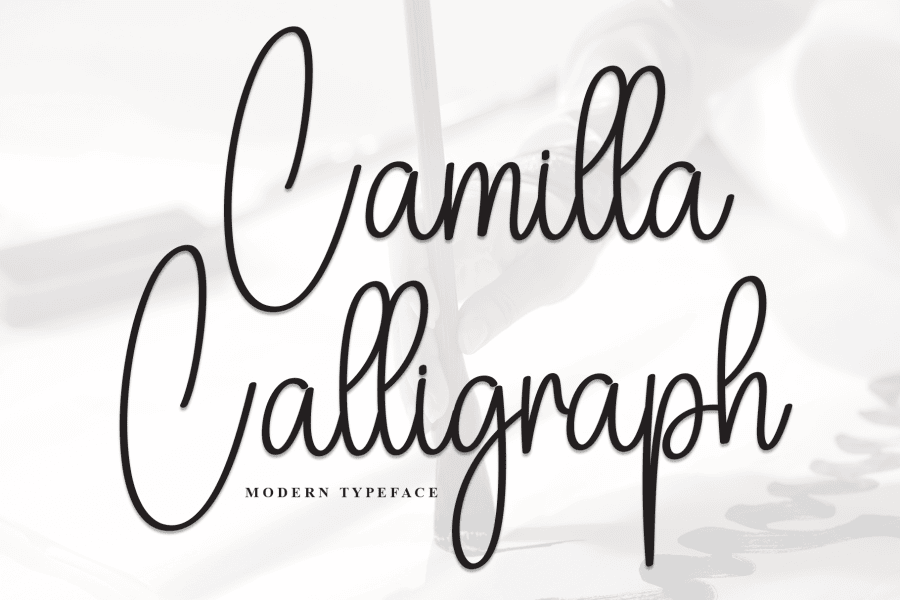 Camilla Calligraph Font · 1001 Fonts