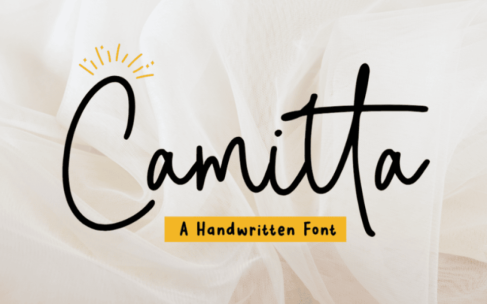 Camitta Font · 1001 Fonts