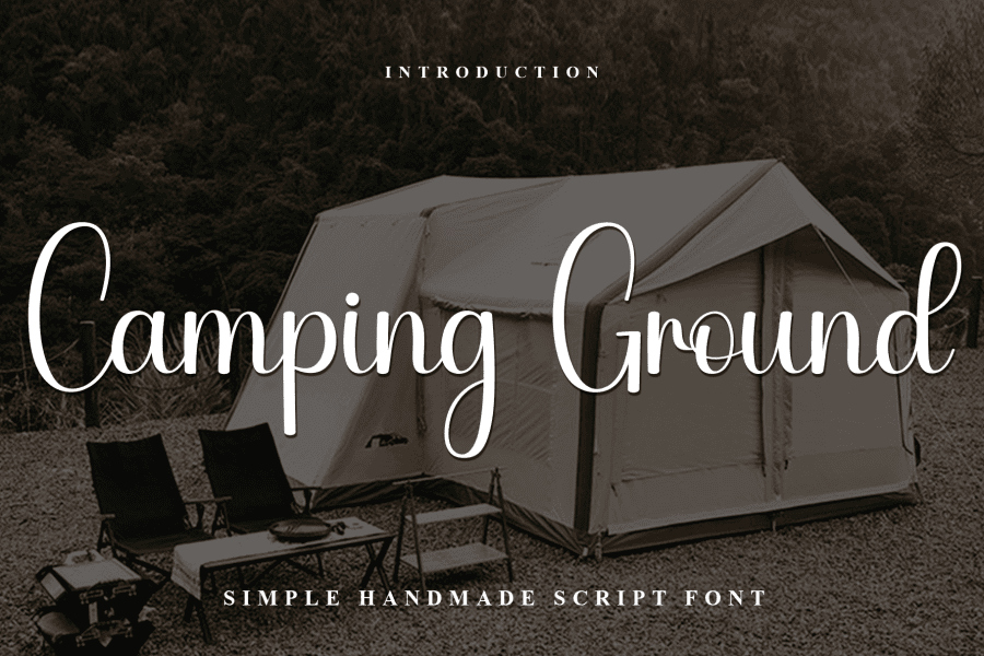 Camping Ground Font · 1001 Fonts