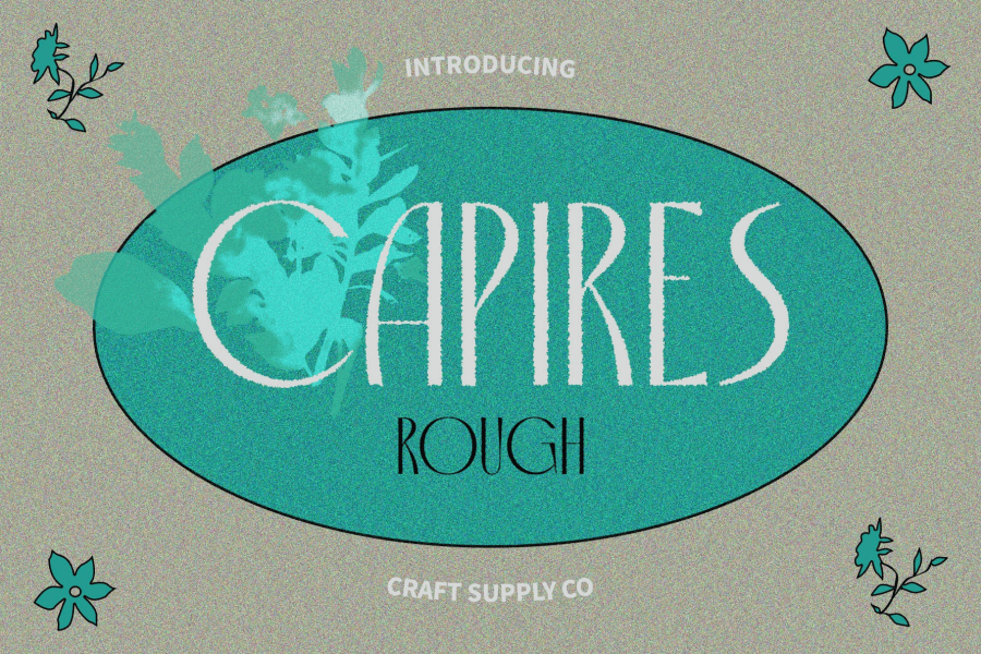 Capires Rough Demo Font · 1001 Fonts
