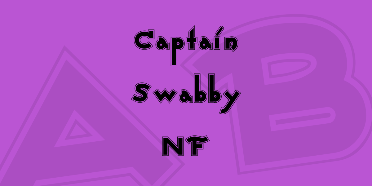 Captain Swabby NF Font · 1001 Fonts