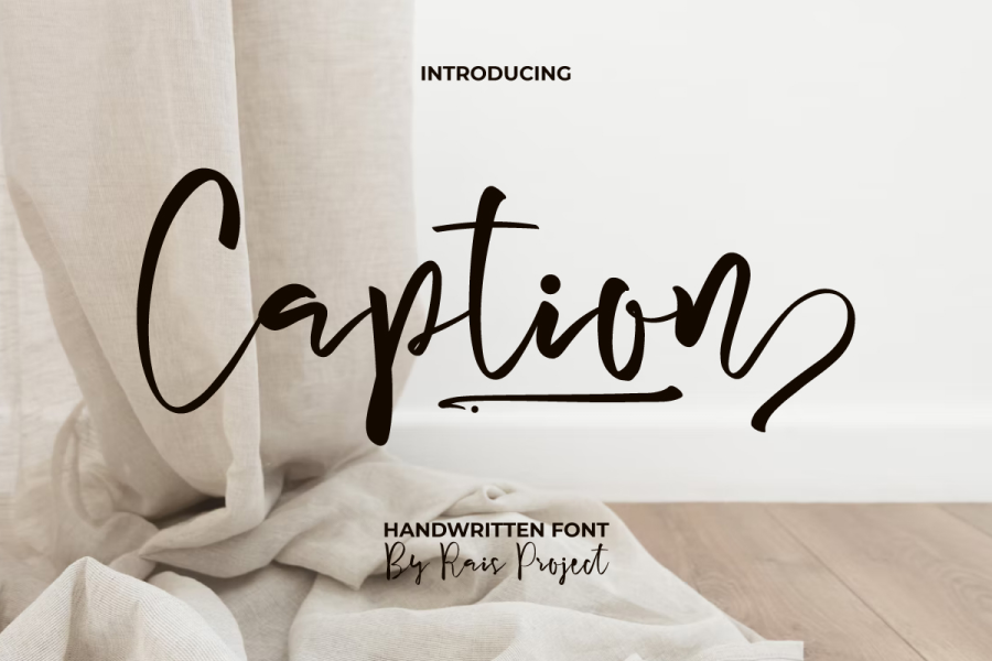 Caption Demo Font · 1001 Fonts