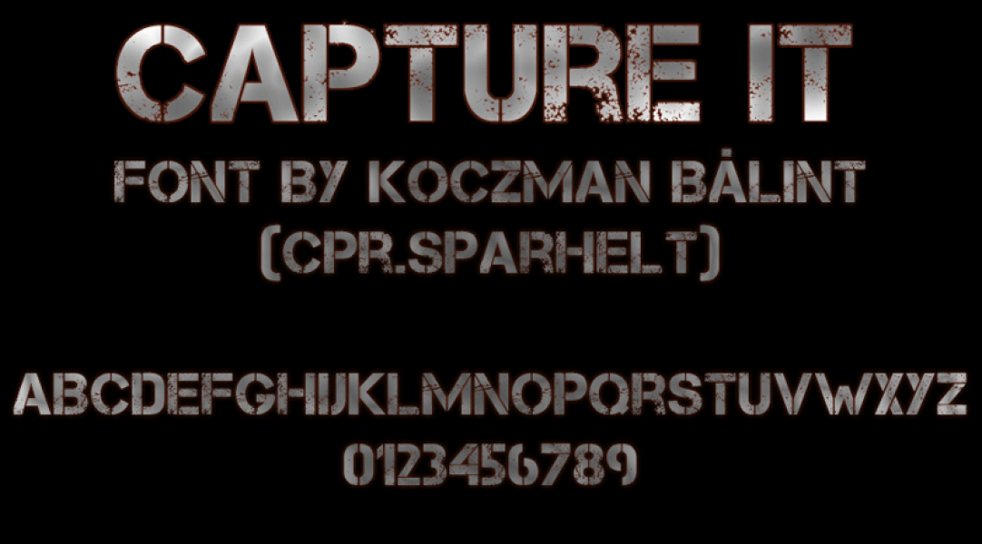 Capture it Font · 1001 Fonts