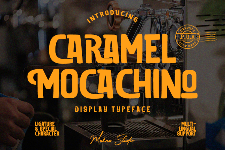 CARAMEL MOCACINO Font · 1001 Fonts