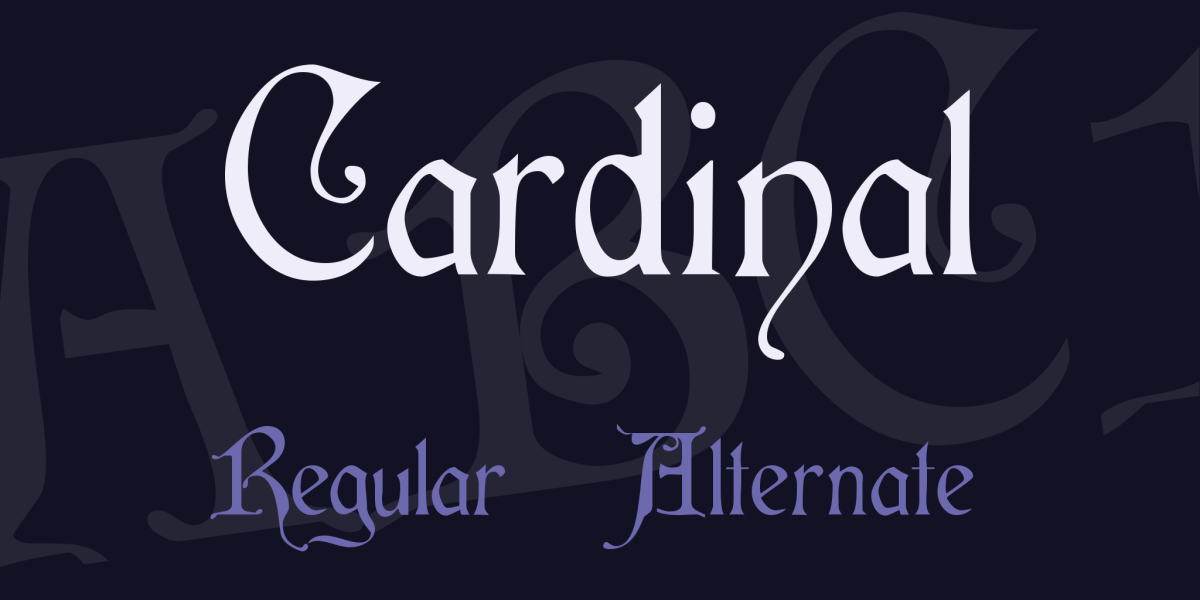 Cardinal Font Family · 1001 Fonts