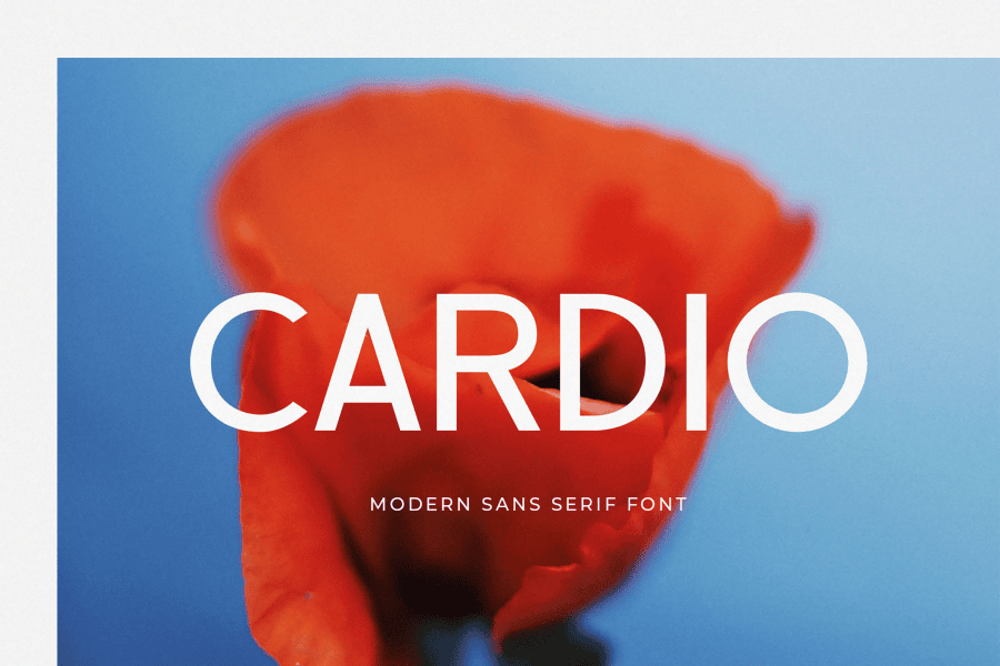 Cardio Font · 1001 Fonts