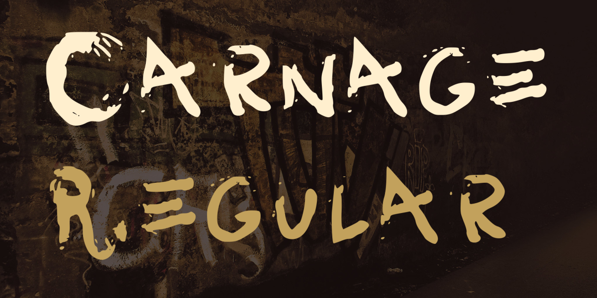 Carnage Font · 1001 Fonts