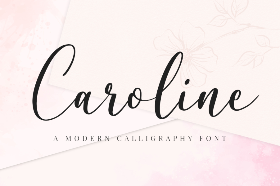 Caroline Font · 1001 Fonts