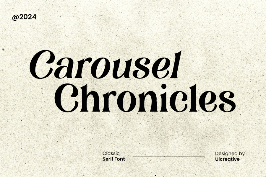 Carousel Chronicles Font Family · 1001 Fonts