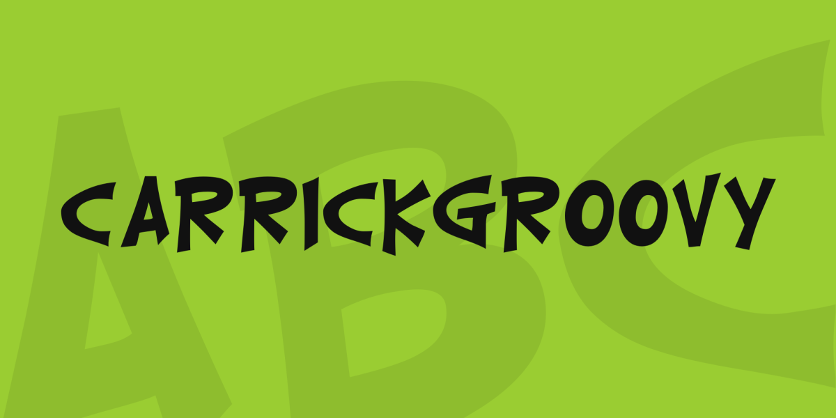 CarrickGroovy Font · 1001 Fonts