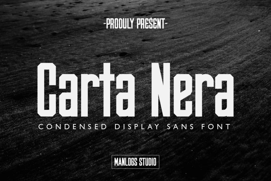 Carta Nera Font · 1001 Fonts