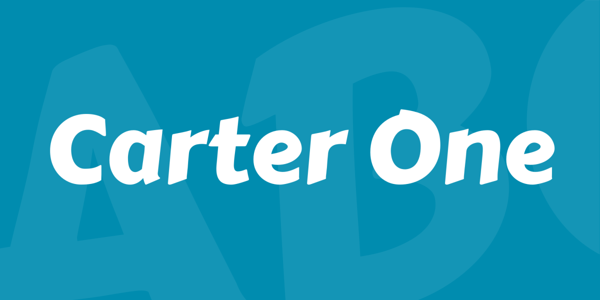 Carter One Font · 1001 Fonts