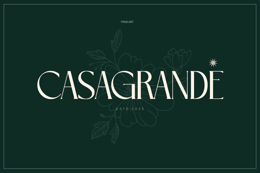 Casagrande Font · 1001 Fonts