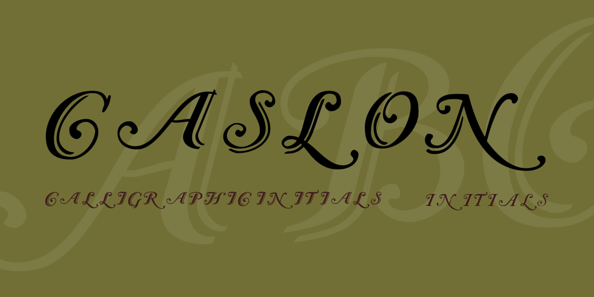 Caslon Font Family · 1001 Fonts