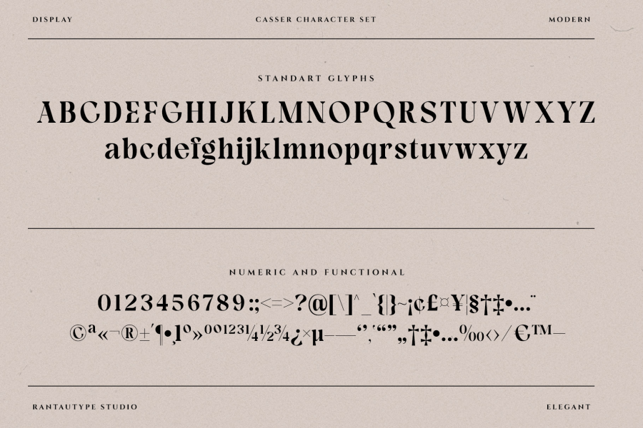 Casser Font · 1001 Fonts