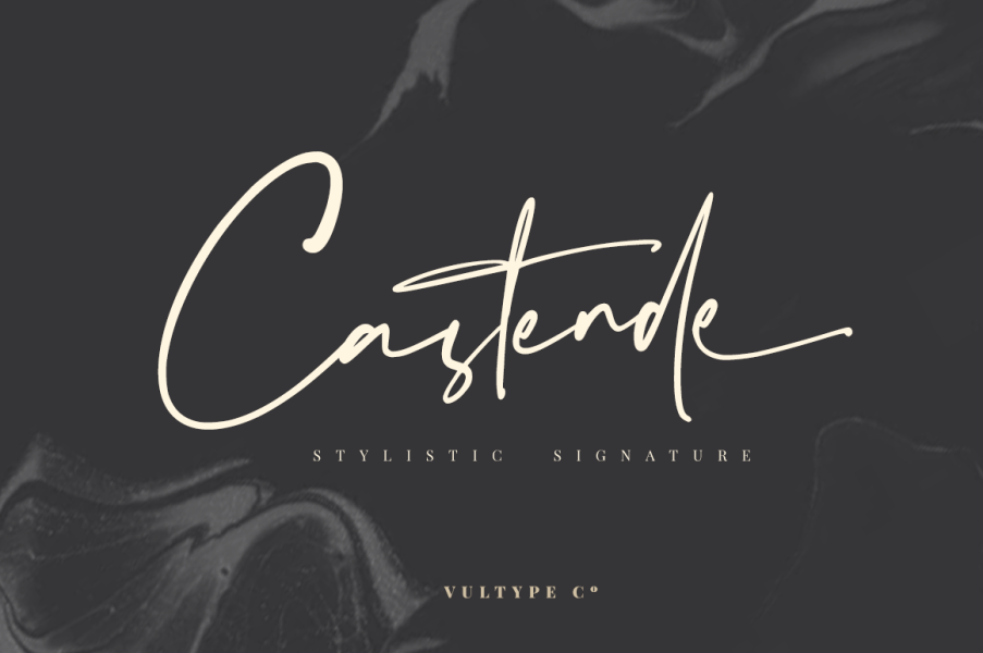 Castende Font · 1001 Fonts