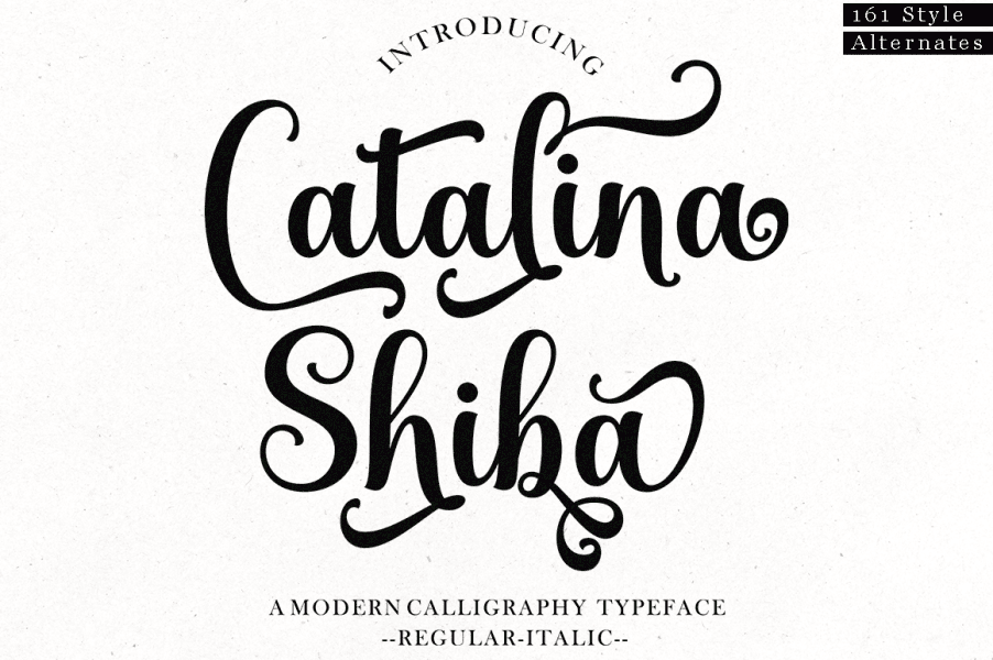 Catalina Shiba Font · 1001 Fonts