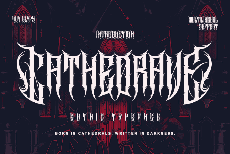 1 Free Cinema, Iron Gothic, Old English Font · 1001 Fonts