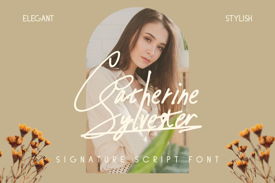 Catherine Stylish Font · 1001 Fonts