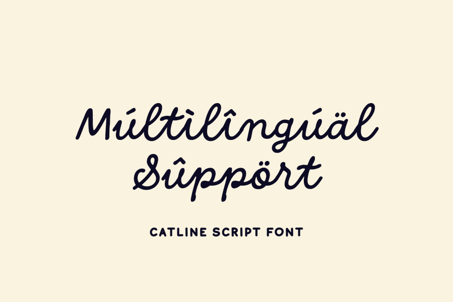 Catline Script Font Font · 1001 Fonts