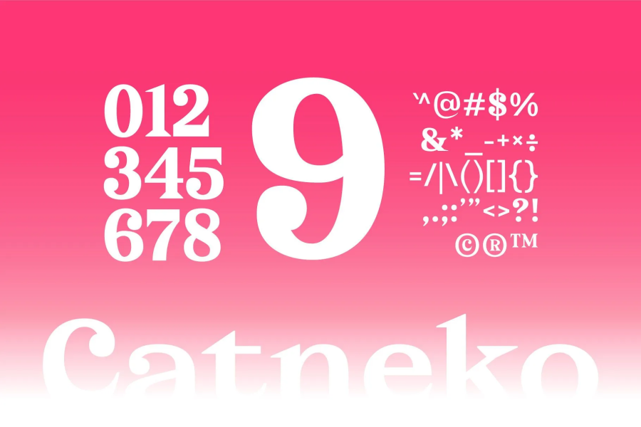 Catneko Font · 1001 Fonts