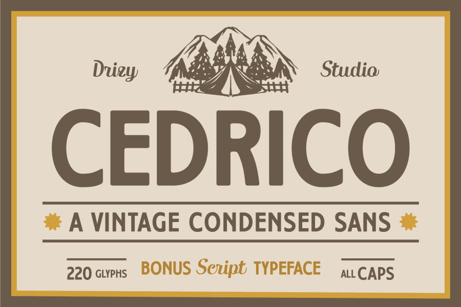 Cedrico Demo Font · 1001 Fonts